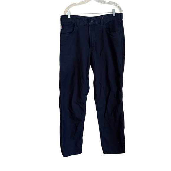 Carhartt | Pants | Carhartt Blue Fr Fire Resistant Cargo Pants 36x32 ...
